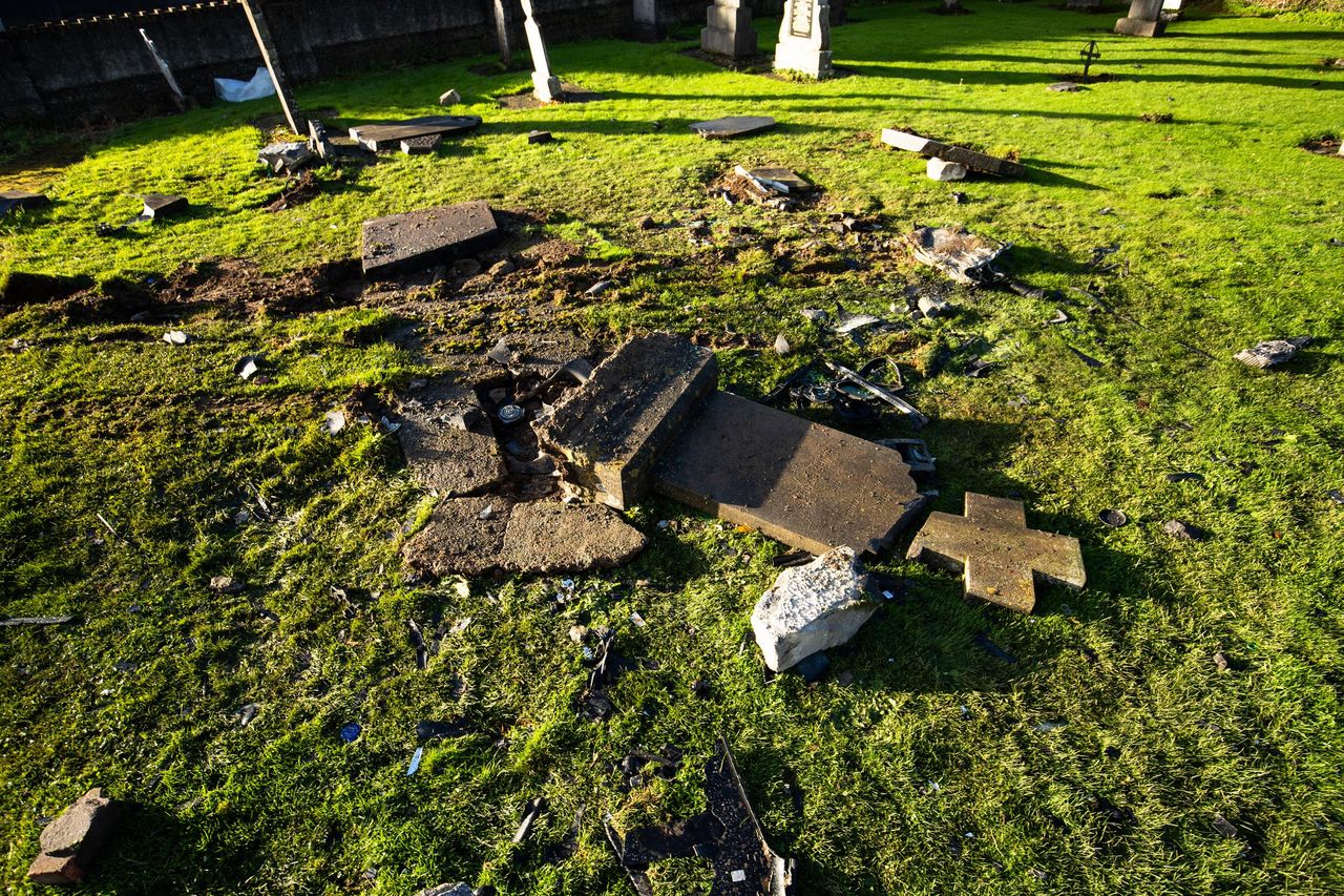 St Patrick’s Graveyard Donabate: Pictures show significant damage ...