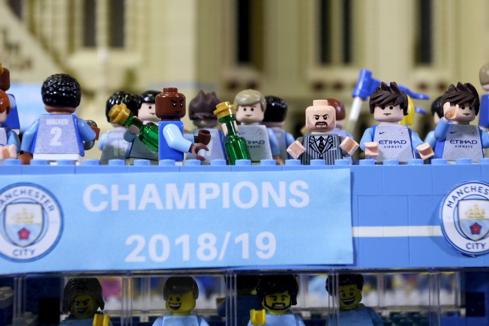 Manchester City treble parade immortalised in Lego form | Irish Independent