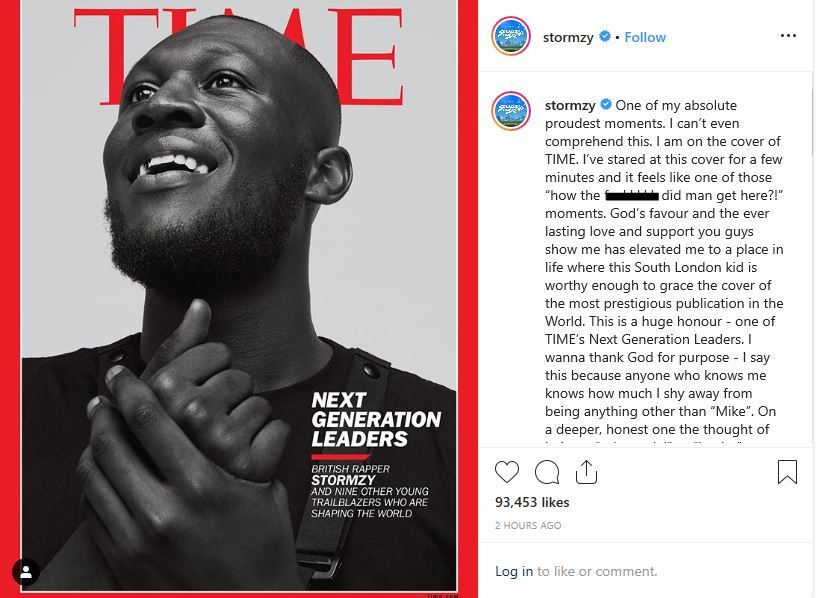 Overwhelmed Stormzy says he has ‘purpose’ as he’s hailed next ...