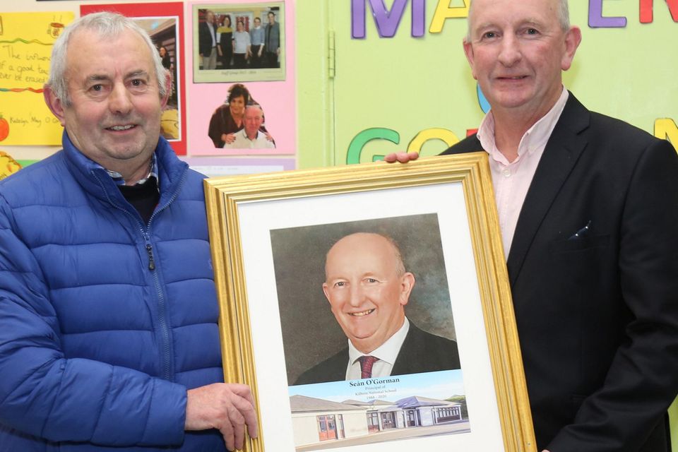 Pictures show celebrations as principal Seán O’Gorman retires from ...