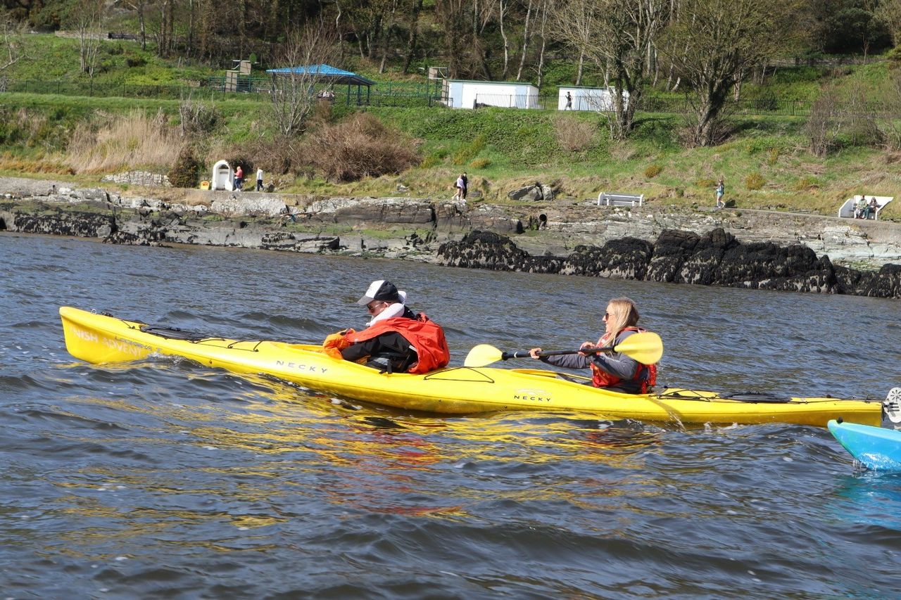 Kayaker Adrian Harkin defies motor neurone disease to complete his ...