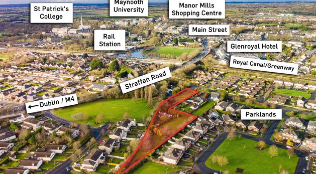 Maynooth site with planning for nine houses sells at auction | Irish ...