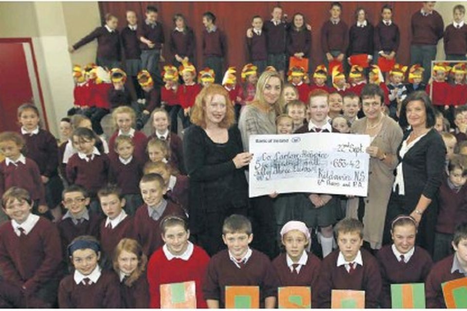 Big smiles to welcome Kathryn at Kildavin National School | Irish ...