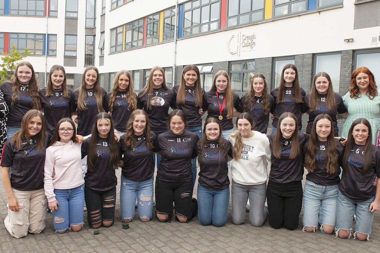 Pictures show Creagh College students celebrating remarkable sporting ...