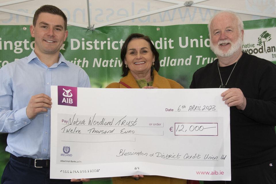 Blessington Credit Union donate €12,000 to Native Woodland Trust ...