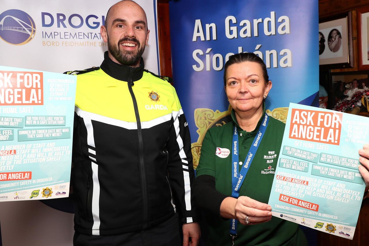 ‘Ask for Angela’ initiative launched in Drogheda to help keep people ...