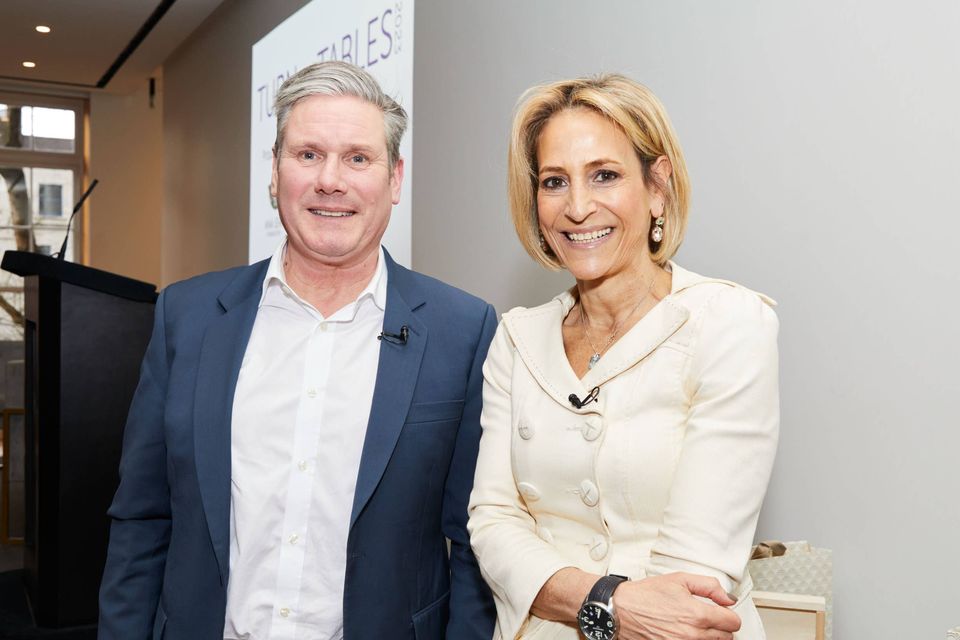 Emily Maitlis grilled by Sir Keir Starmer as tables turned for charity ...