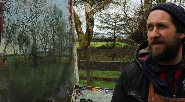 Artist Aidan: starting the day by painting in the kitchen | Irish ...