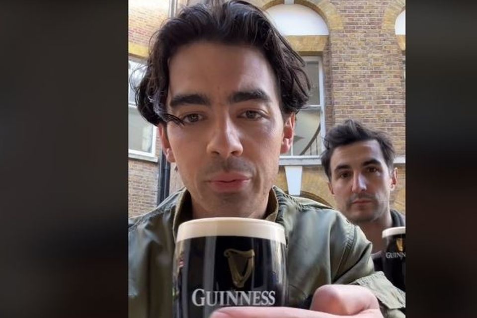 Joe Jonas teases Dublin trip after taking on ‘Guinness challenge ...