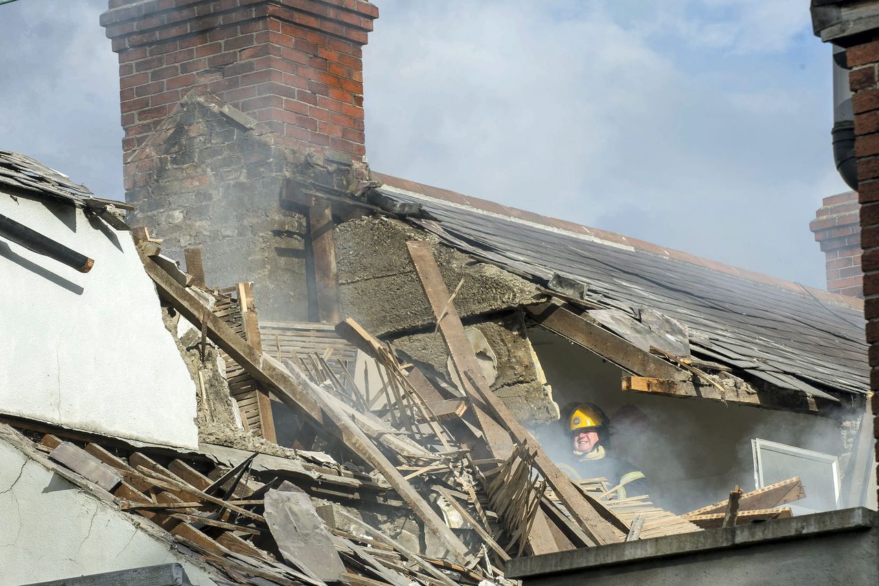 Gas explosion blows roof off house in Dublin | Irish Independent