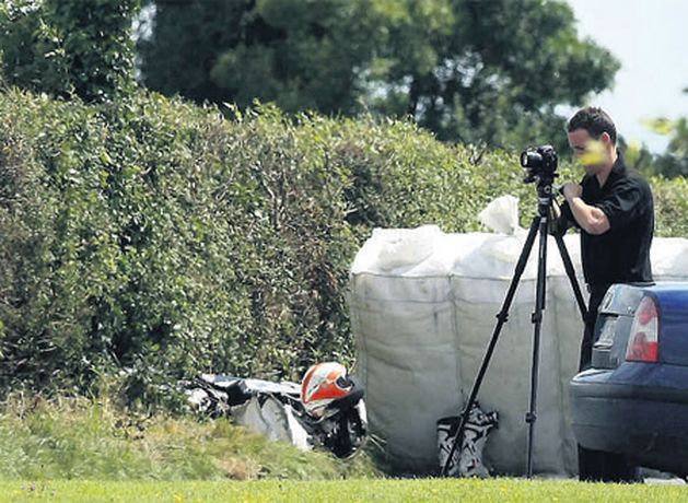 Bike racer killed in collision with pole during practice lap | Irish ...