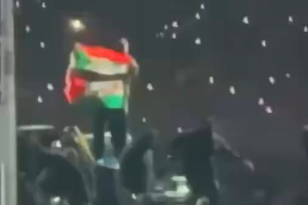 Super Bowl halftime performer detained after unfurling Sudan-Palestine ...