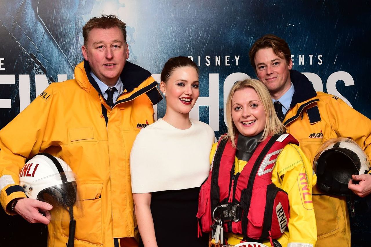 Stars turn out for screening of sea rescue drama The Finest Hours ...