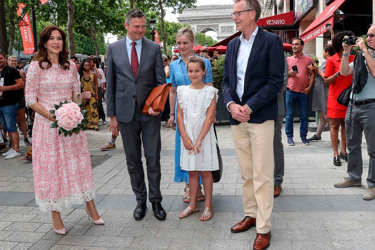 Denmark's Crown Princess Mary displays chic summer style in Paris with ...