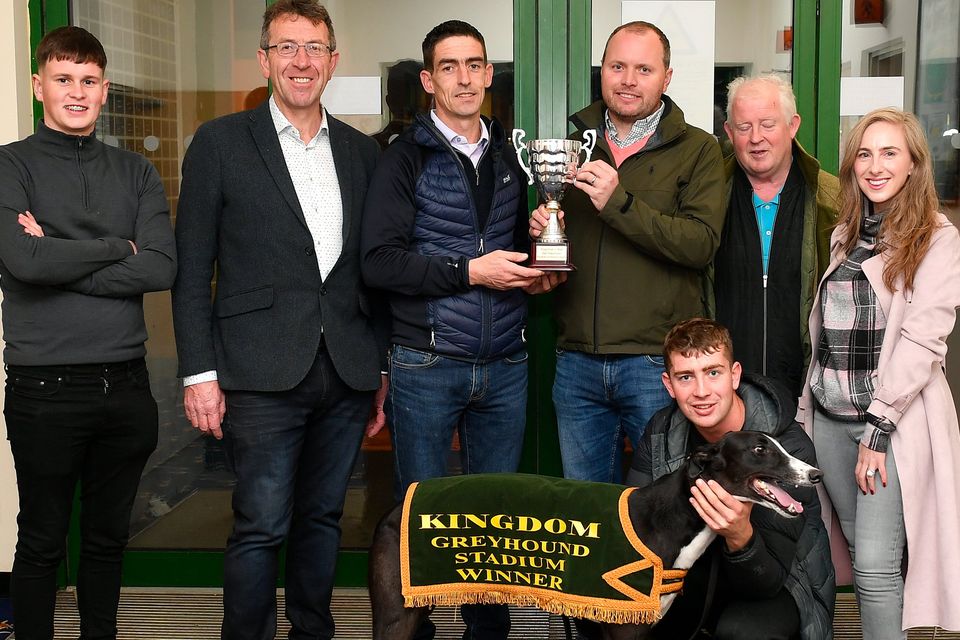 Joint-owners Jack Kennelly and Padraig Bunyan enjoy ON2 Novices final ...