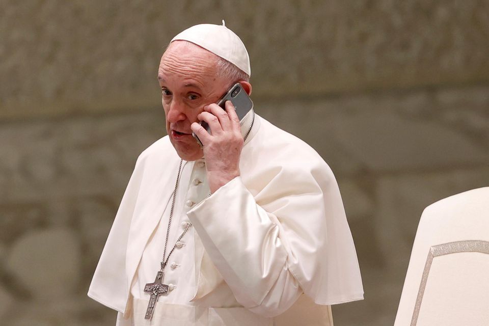 Heaven can wait, maybe, but not a phone call for the pope | Irish ...