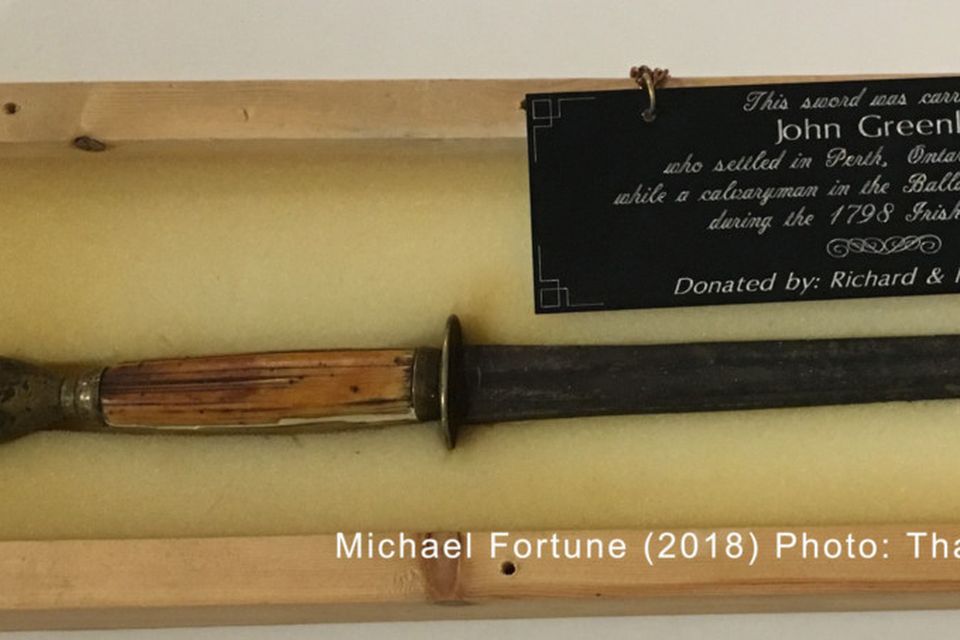 Sword used in 1798 rebellion turns up in Canadian museum | Irish ...