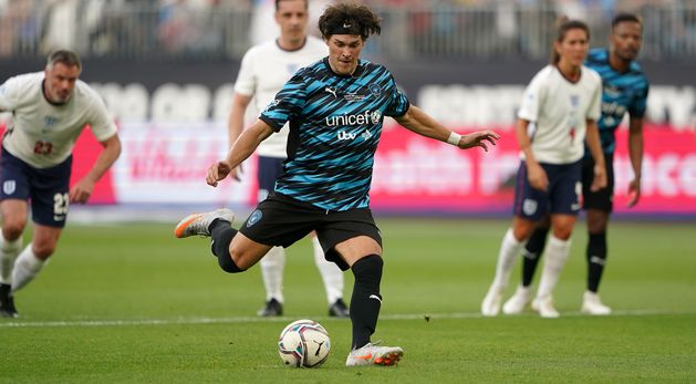 Noah Beck scores first goal in Soccer Aid football match | Irish ...