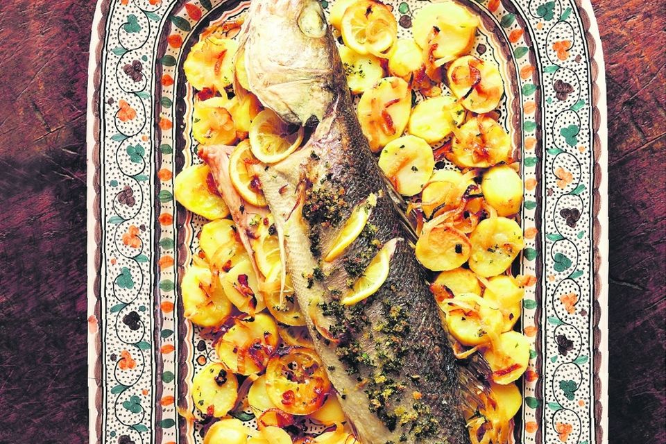 Whole roasted bream with potatoes | Irish Independent