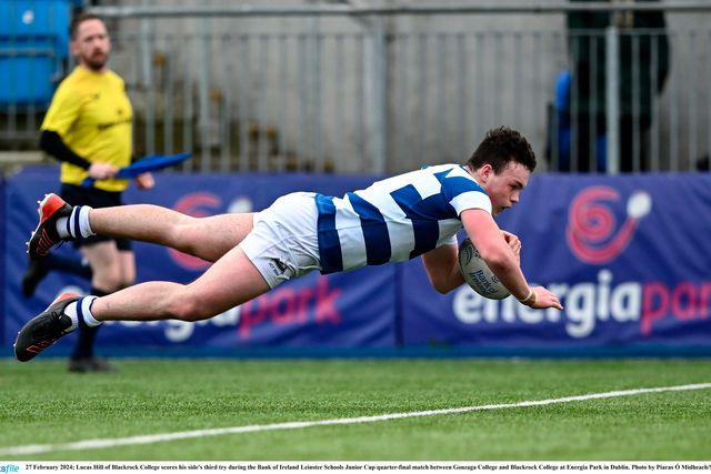 Rhys Keogh delivers hat-trick as Blackrock overcome Gonzaga challenge ...