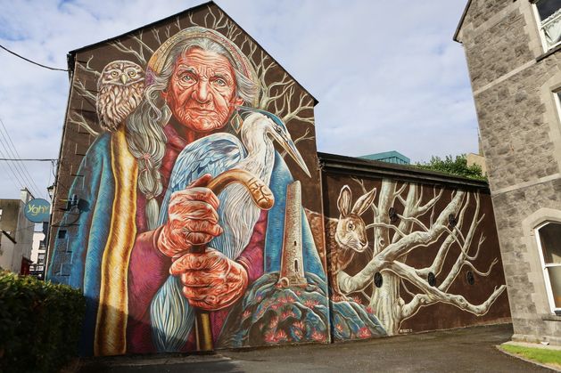 Voting open to make Drogheda’s An Cailleach mural Street Art Cities ...