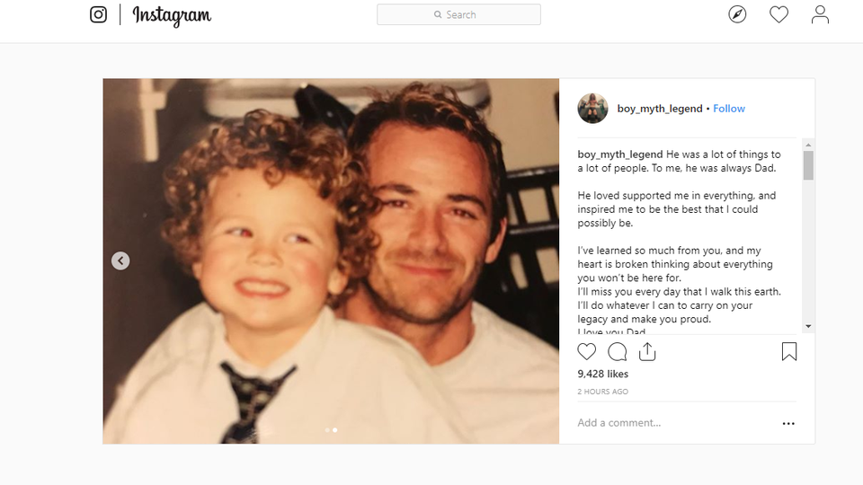 Luke Perry’s son determined to carry on his legacy | Irish Independent