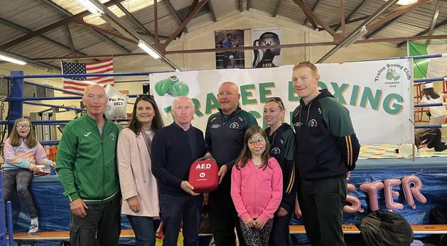 Tralee Boxing Club donate defibrillator to community after its Easter ...