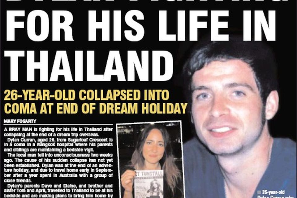 Dylan fighting for his life in Thailand | Irish Independent