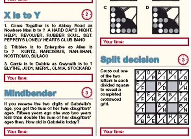 Brain Training | Irish Independent