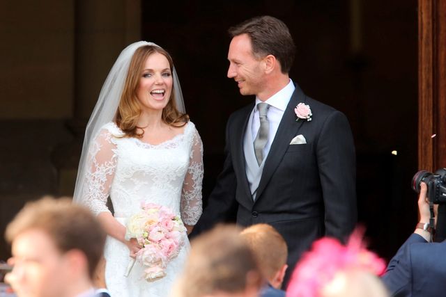 Spice Girl Geri Halliwell ties knot with F1 boss Christian Horner ...