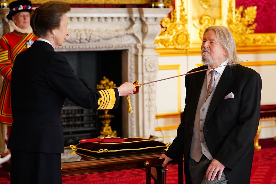 Film director expresses delight after finally collecting knighthood ...
