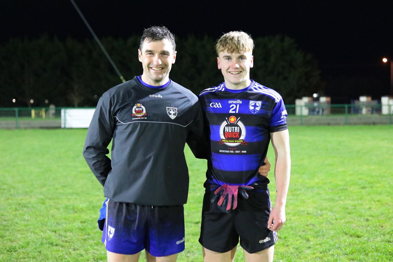Father and son share GAA pitch for the first time as Blessington see ...
