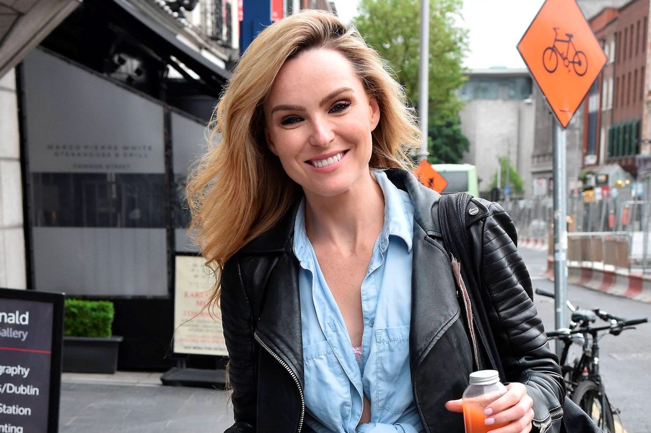 Model Sarah Morrissey is determined to keep it up at the gym while ...