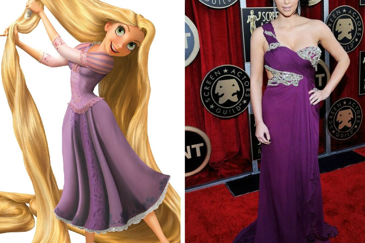 Eight times Kim Kardashian looked exactly like a real life Disney ...