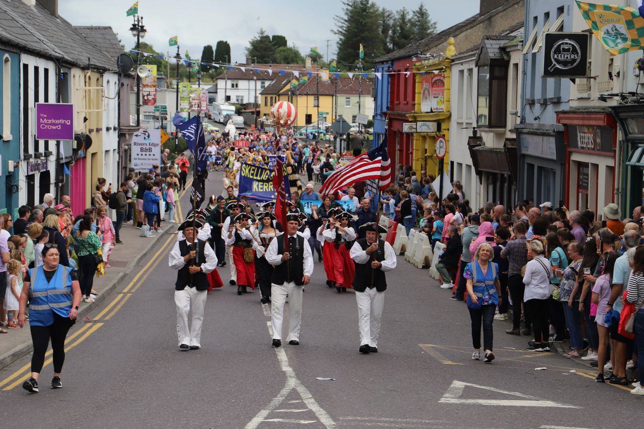 Photos of the crowning of King Puck as thousands line the streets of ...