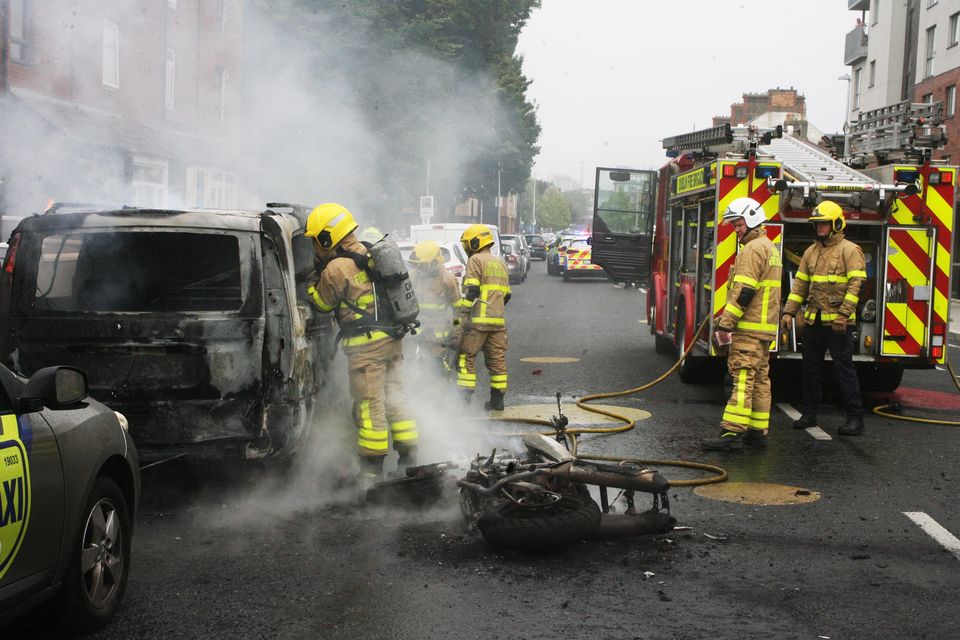 Gardaí hunting for suspect in Dublin city collision after explosion ...