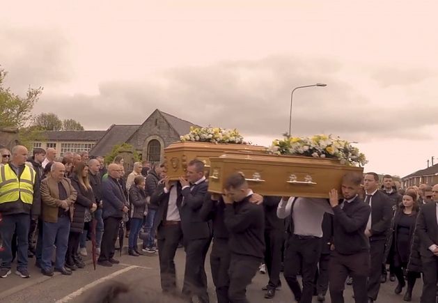 Funeral takes place for siblings Dan and Christine McKane who died in ...