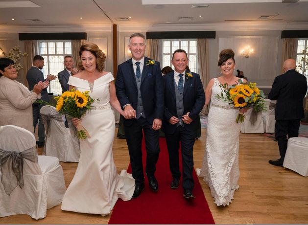 Double joy for Meehan sisters as joint wedding delights family and ...