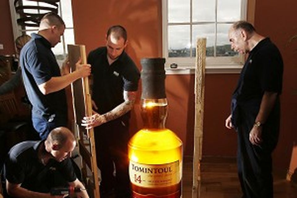 Biggest whisky bottle on display | Irish Independent