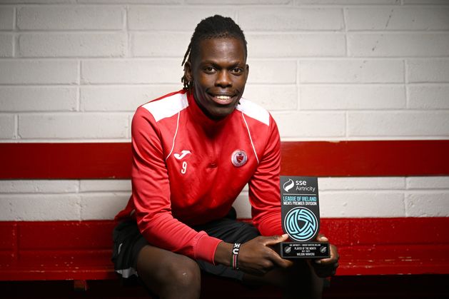 Sligo Rovers’ Wilson Waweru rewarded for stellar July with his first ...