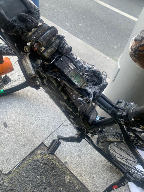 Video captures e-bike bursting into flames in Dublin shopping centre ...