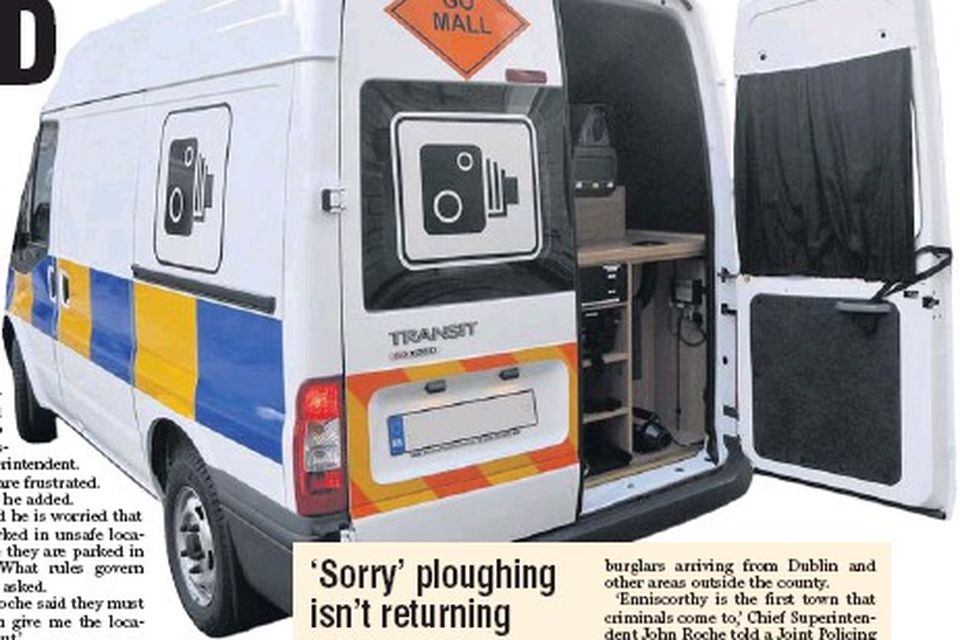 GARDA UNEASE OVER SPEED VAN SITES | Irish Independent