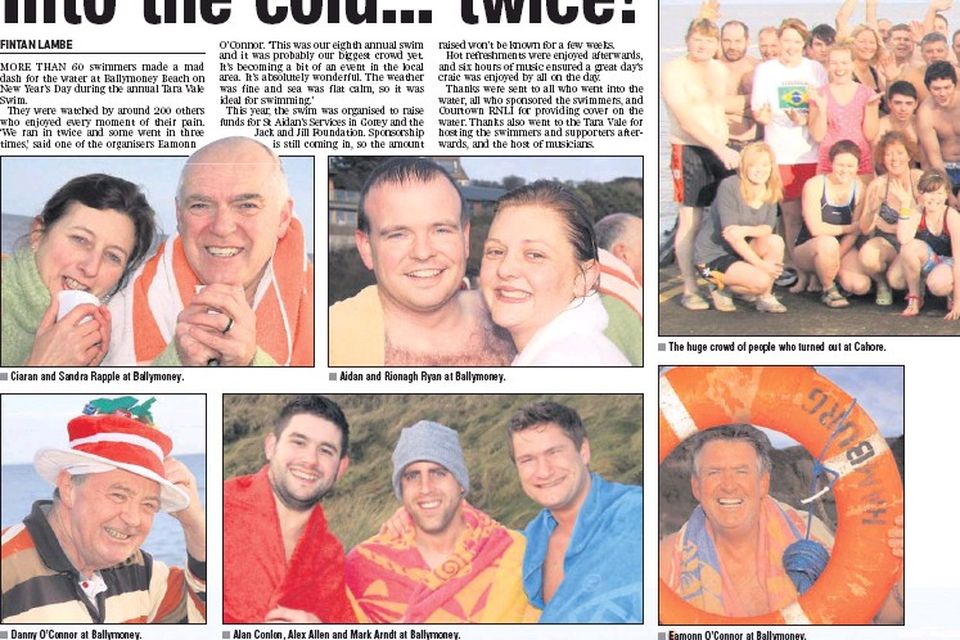 Into the cold... twice! | Irish Independent