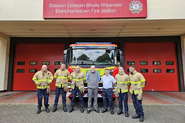 Former Dublin firefighter celebrates 80th birthday with crew from his ...
