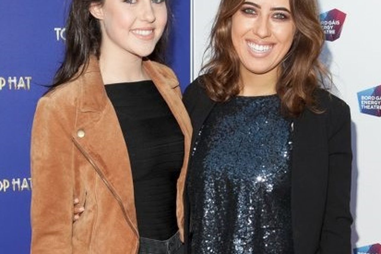 Lottie Ryan and little sister Babette make social for a stylish pair at ...