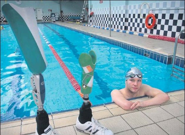 Swimmer Darragh really shows off the green, white and gold! | Irish ...
