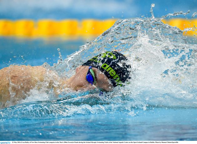 Wexford swimmer Evan Bailey sets four Irish Junior records | Irish ...