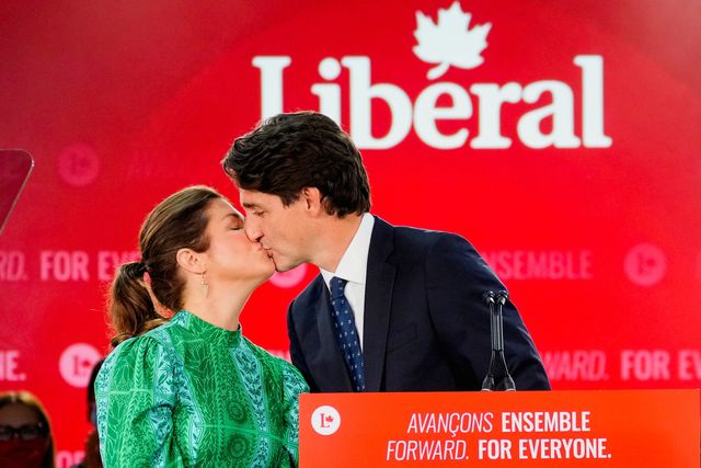 Canadian Prime Minister Justin Trudeau And Wife Sophie Grégoire