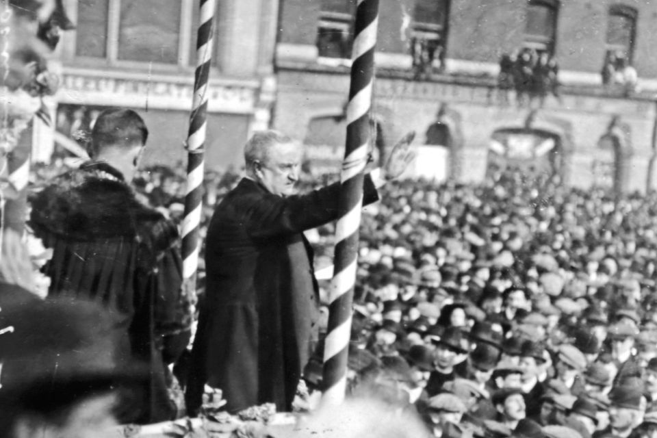 Flashback 1912: John Redmond adresses a rally in support of Home Rule ...