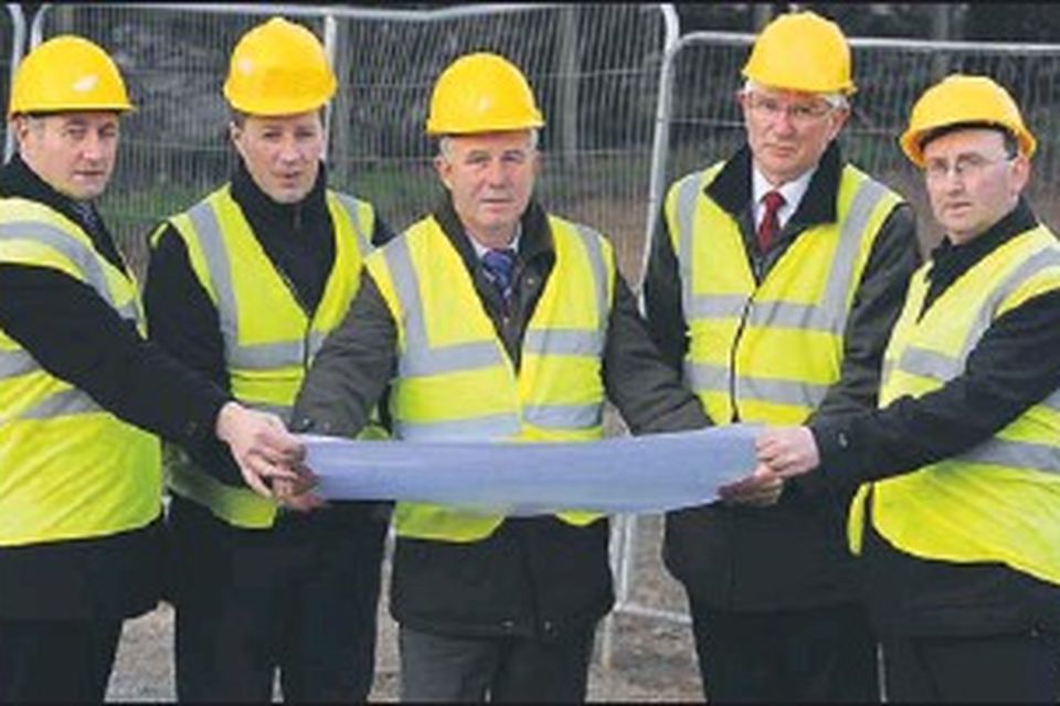 Work starts on building new sports hall | Irish Independent